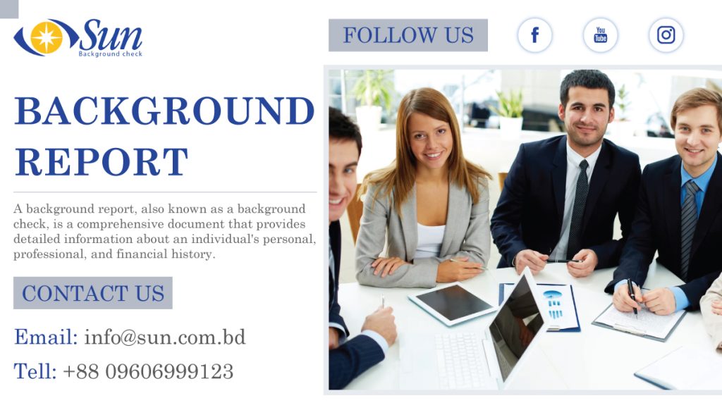 Understanding the Background Report: A Comprehensive Overview